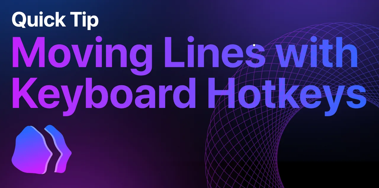 Move Lines Up/Down with Keyboard Hotkeys