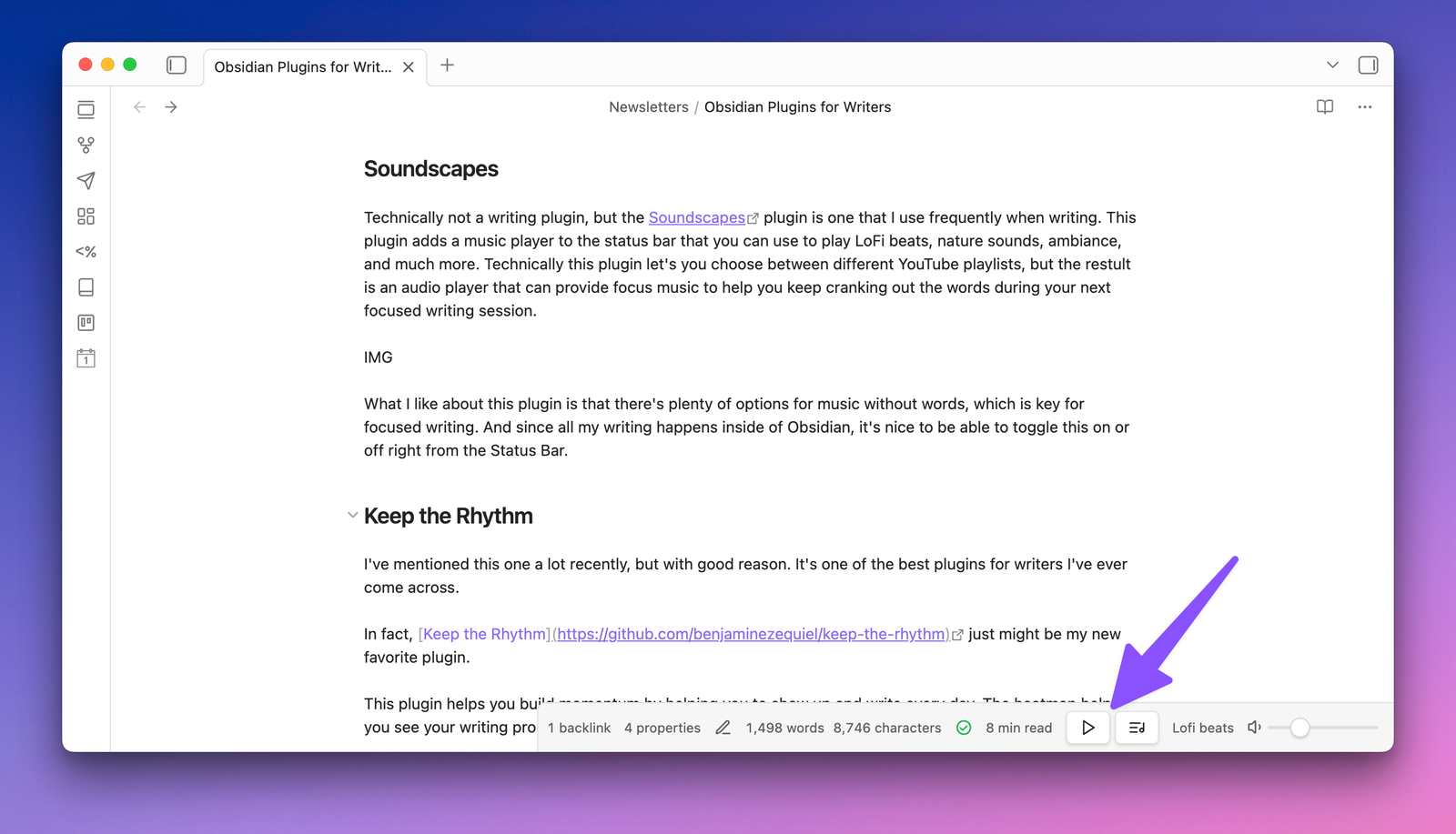 Essential Obsidian Plugins for Writers