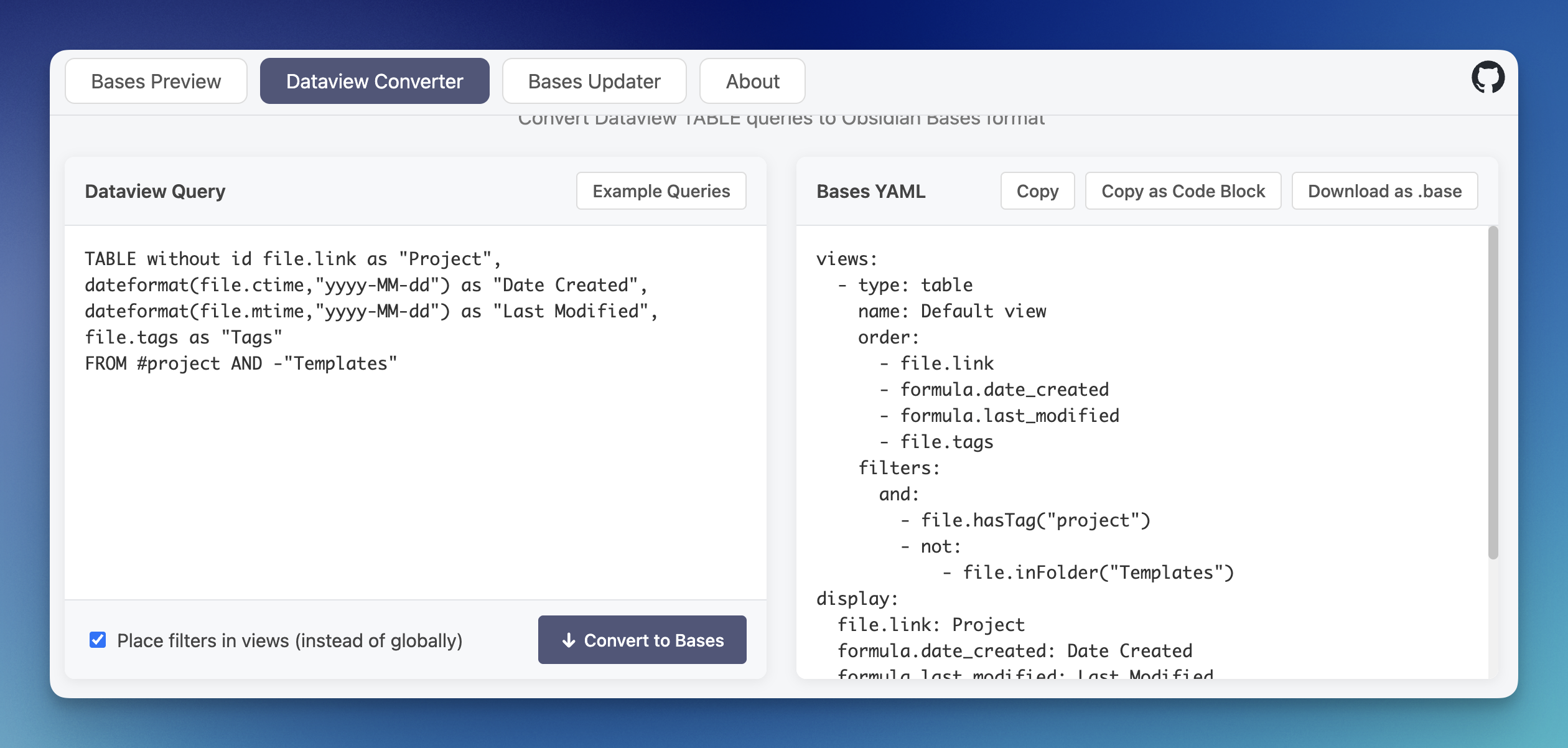How to Migrate to Obsidian Bases from Dataview